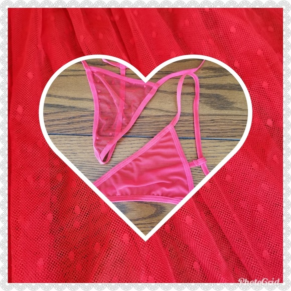 boutique | Intimates & Sleepwear | Red Teddy Lingerie Set | Poshmark